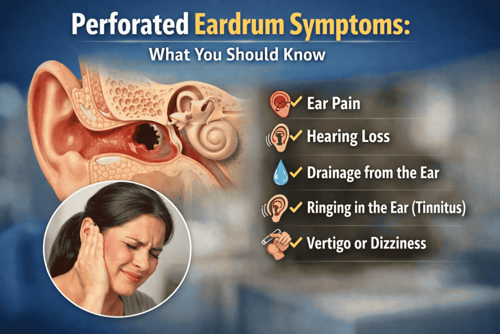 Perforated Eardrum Symptoms Causes and Treatment Guide