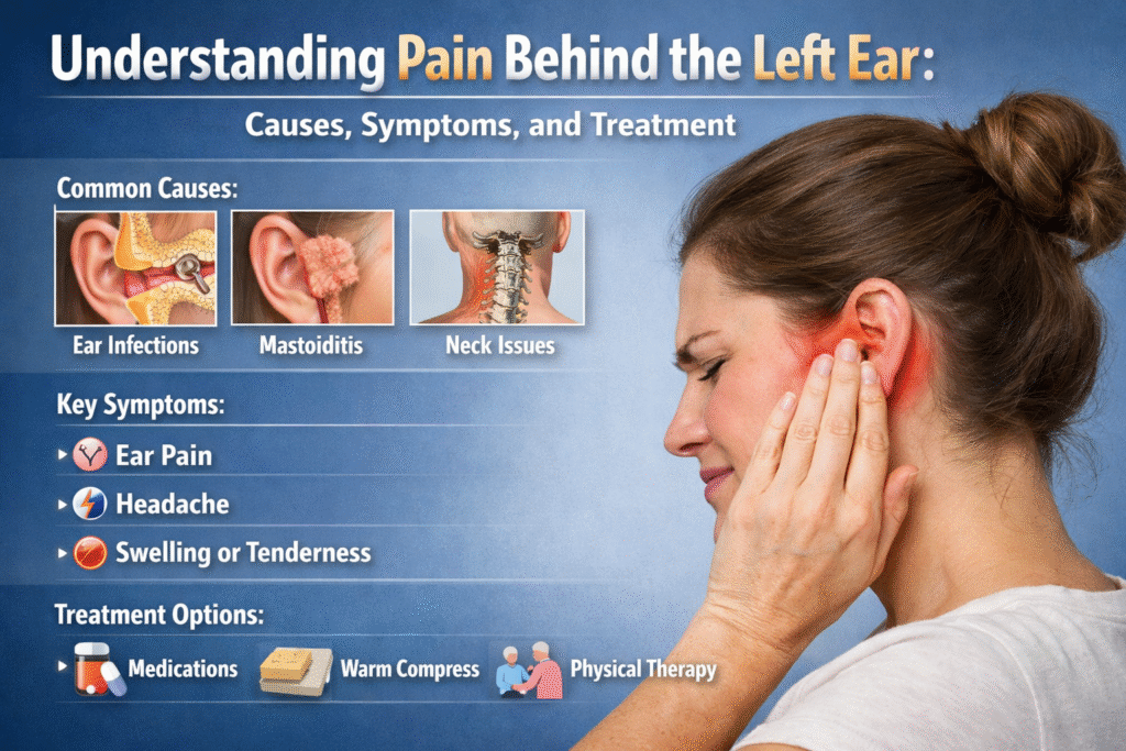 Pain Behind Left Ear Causes Symptoms and Relief Options