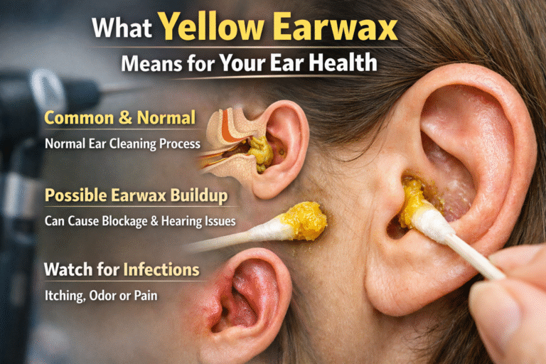 Yellow Ear Wax Causes Meaning and When to Clean Ears