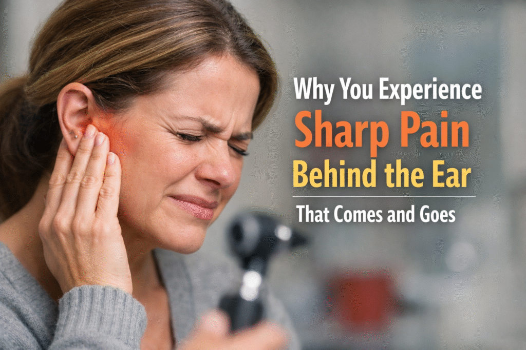Sharp Pain Behind Ear That Comes and Goes Explained