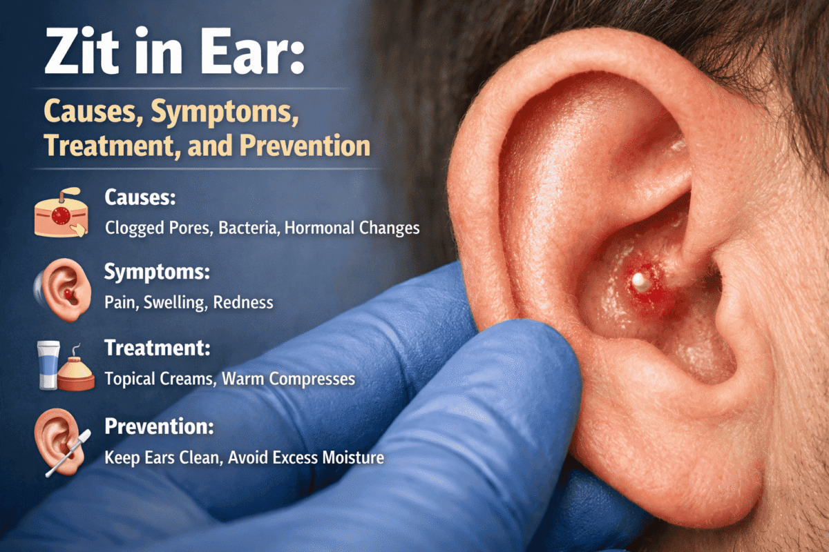 Zit in Ear Causes Treatment and When to See a Doctor